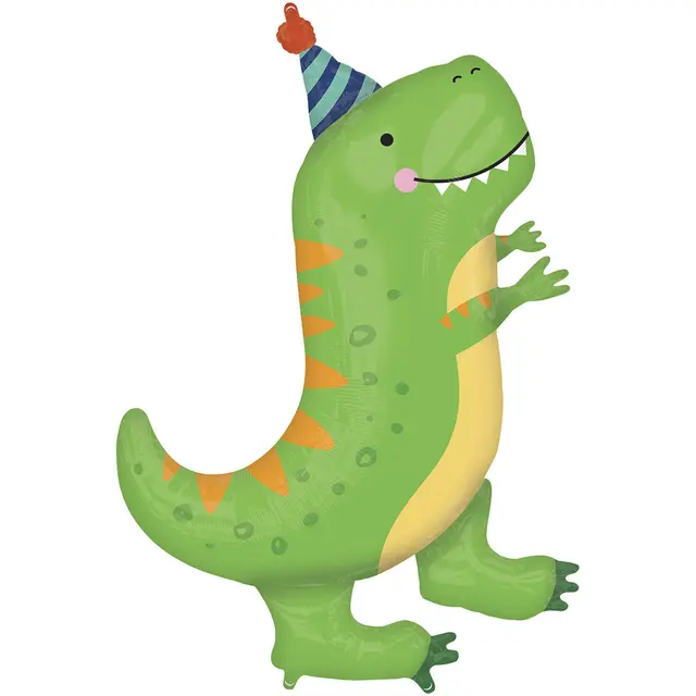 Купить Фольгированная фигура большая Динозавр T-REX (в инд. уп ...
